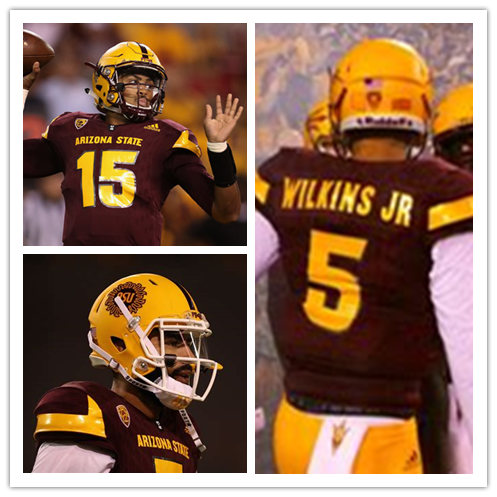 Men's Arizona State Sun Devils Custom Adidas 2018 Maroon Arizona State ...