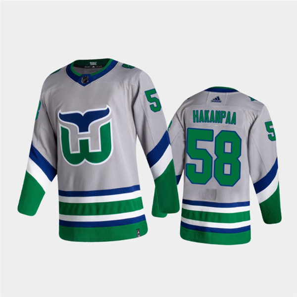 Mens Carolina Hurricanes #44 Joey Keane ilvery grey Adidas 2021 NHL ...