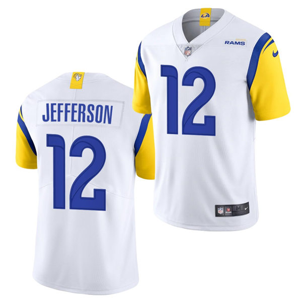 Mens Los Angeles Rams #12 Van Jefferson 2021 Nike White Modern ...
