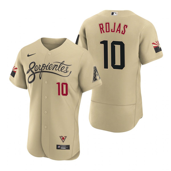 Mens Arizona Diamondbacks #10 Joshua Rojas Nike Tan 2021 Arizona City ...