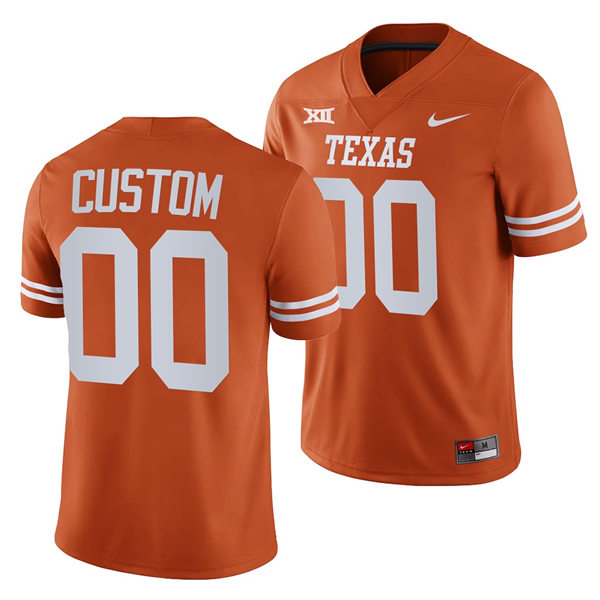 Mens Youth Texas Longhorns Custom Nike 2022 Orange College Football ...